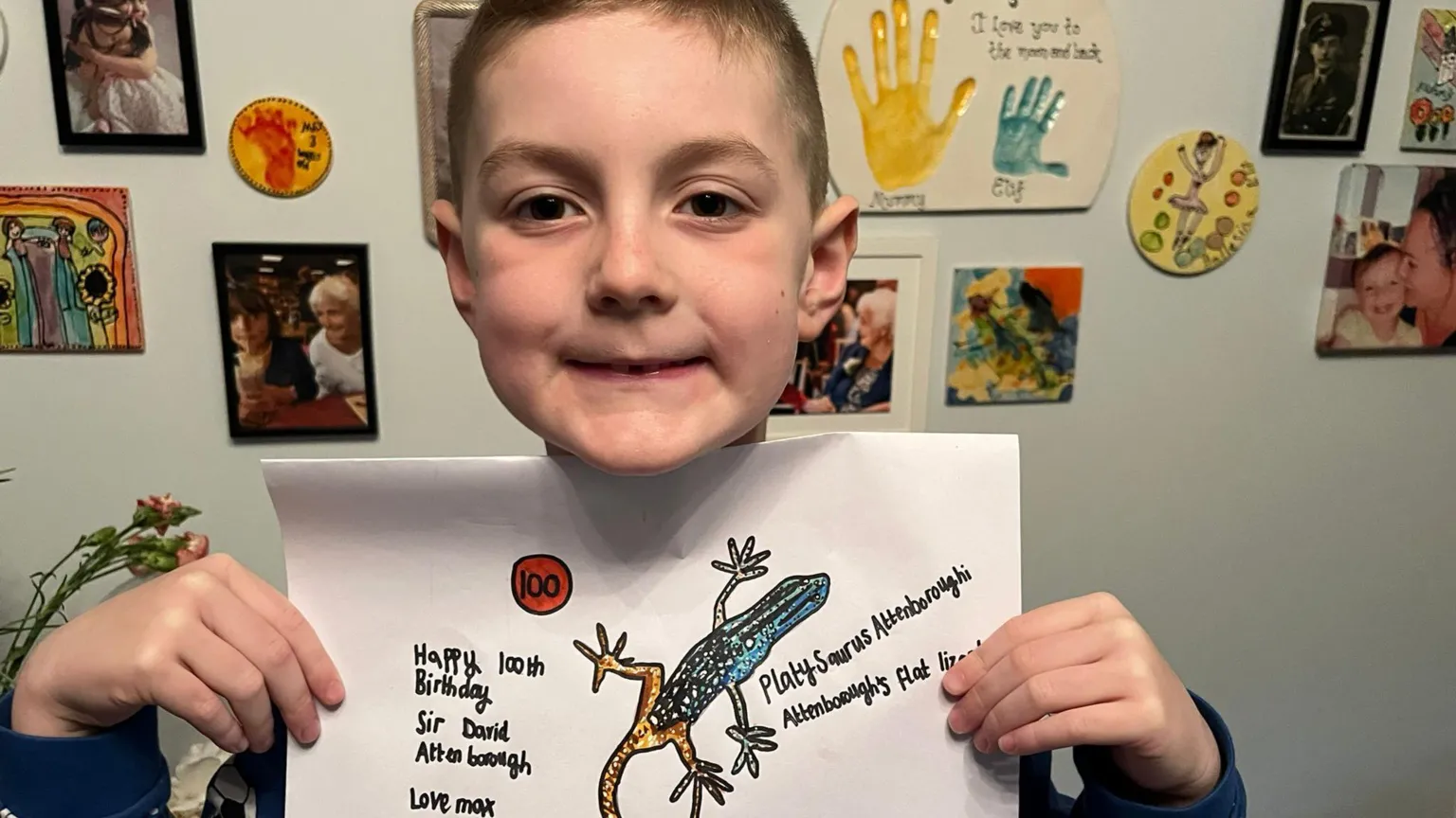 Six-Year-Old Max Draws 100 Animals to Celebrate Sir David Attenborough ...